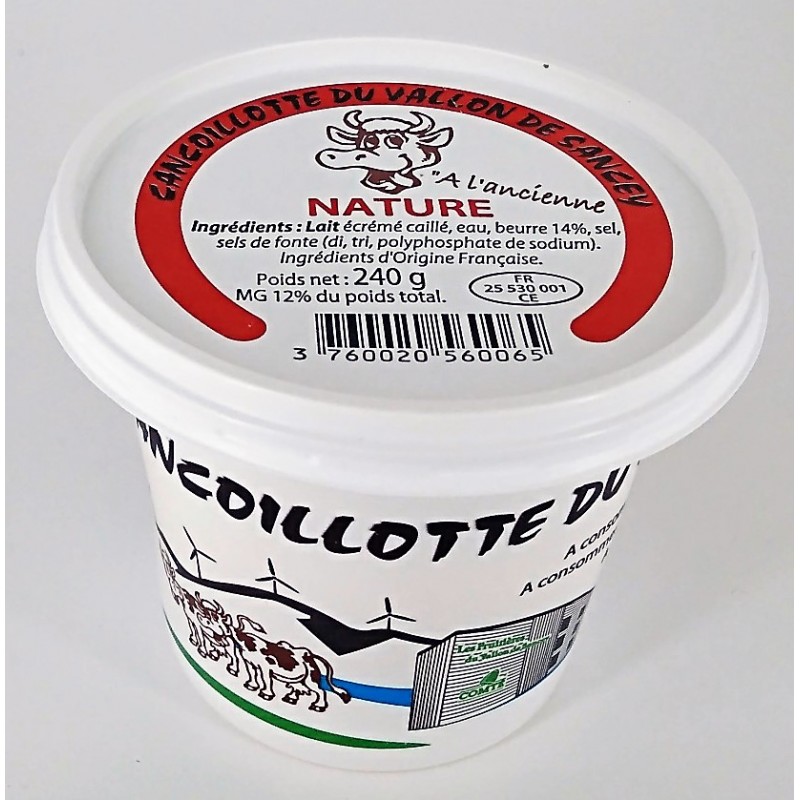 Cancoillotte nature à l'ancienne - Sancey